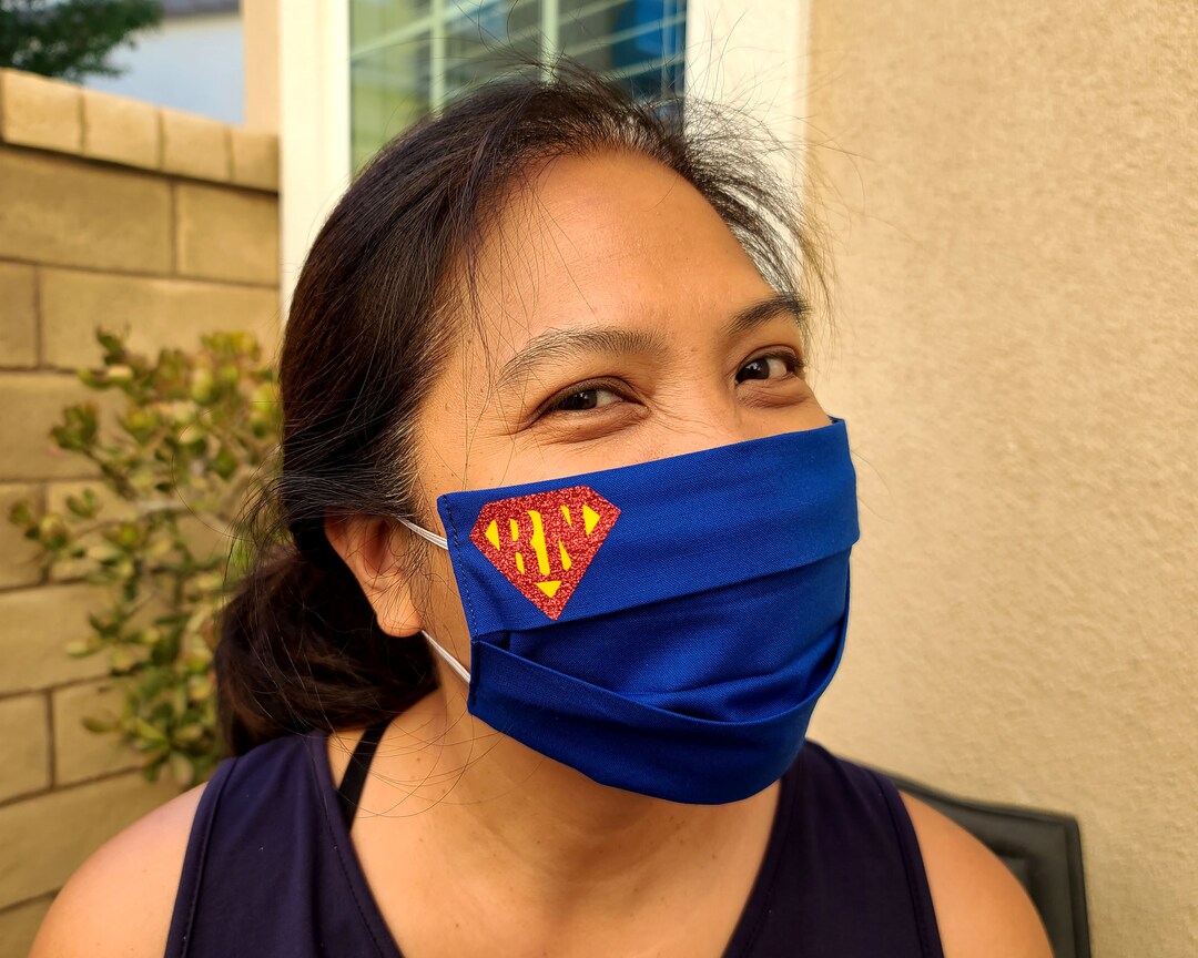 Super RN Nurse Face Mask, RN Face Mask, Superhero Mask, Protective ...