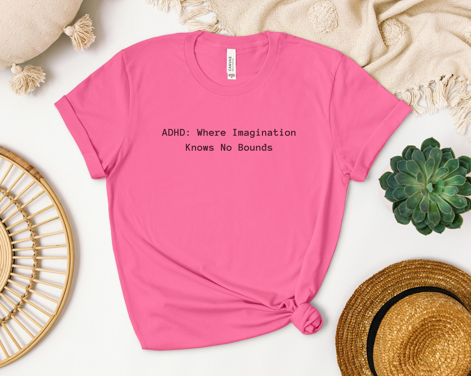 ADHD Shirt, Adult Adhd, Made by an Adhder, Bella Canvas 3001 Shirt ...