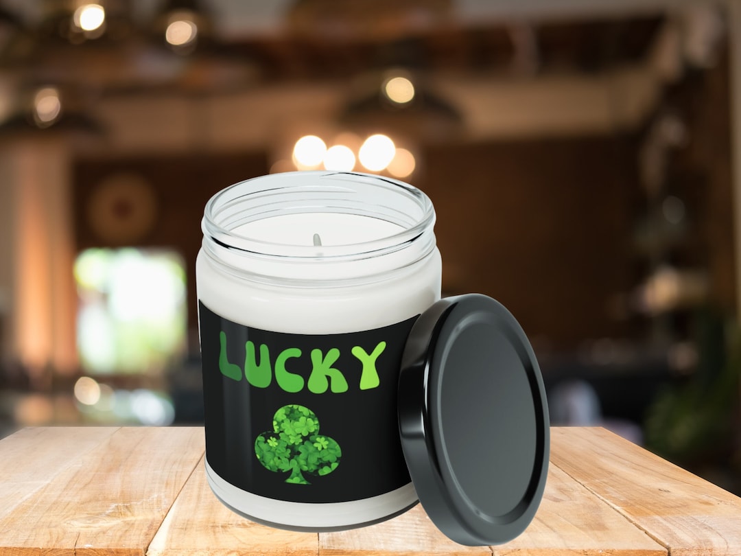 Saint Patrick's Day Lucky Candle for Home Office, Saint Patricks Day ...