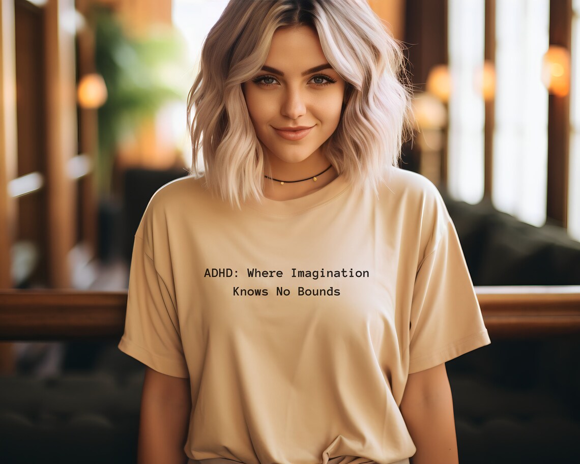 ADHD Shirt, Adult Adhd, Made by an Adhder, Bella Canvas 3001 Shirt ...