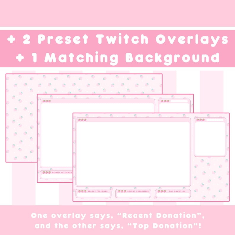 Strawberry Preset Overlays - Etsy