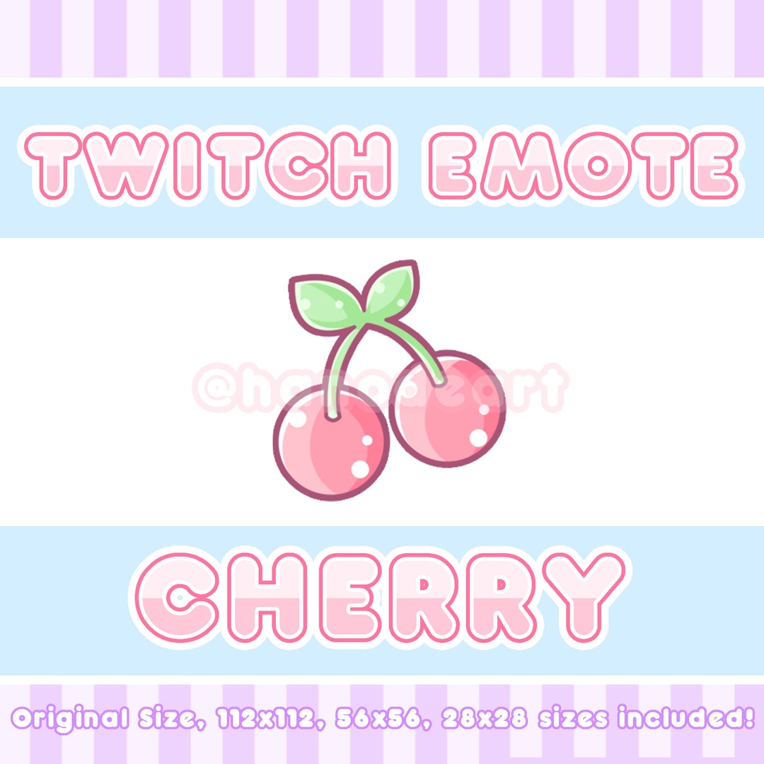 Cherry Emote (twitch, Discord, Stream) - Etsy