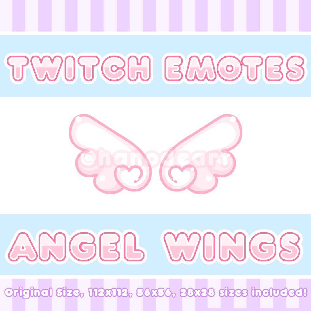 Angel Wings Emotes (twitch, Discord, Stream) - Etsy