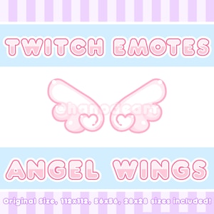 Angel Wings Emotes twitch, Discord, Stream - Etsy