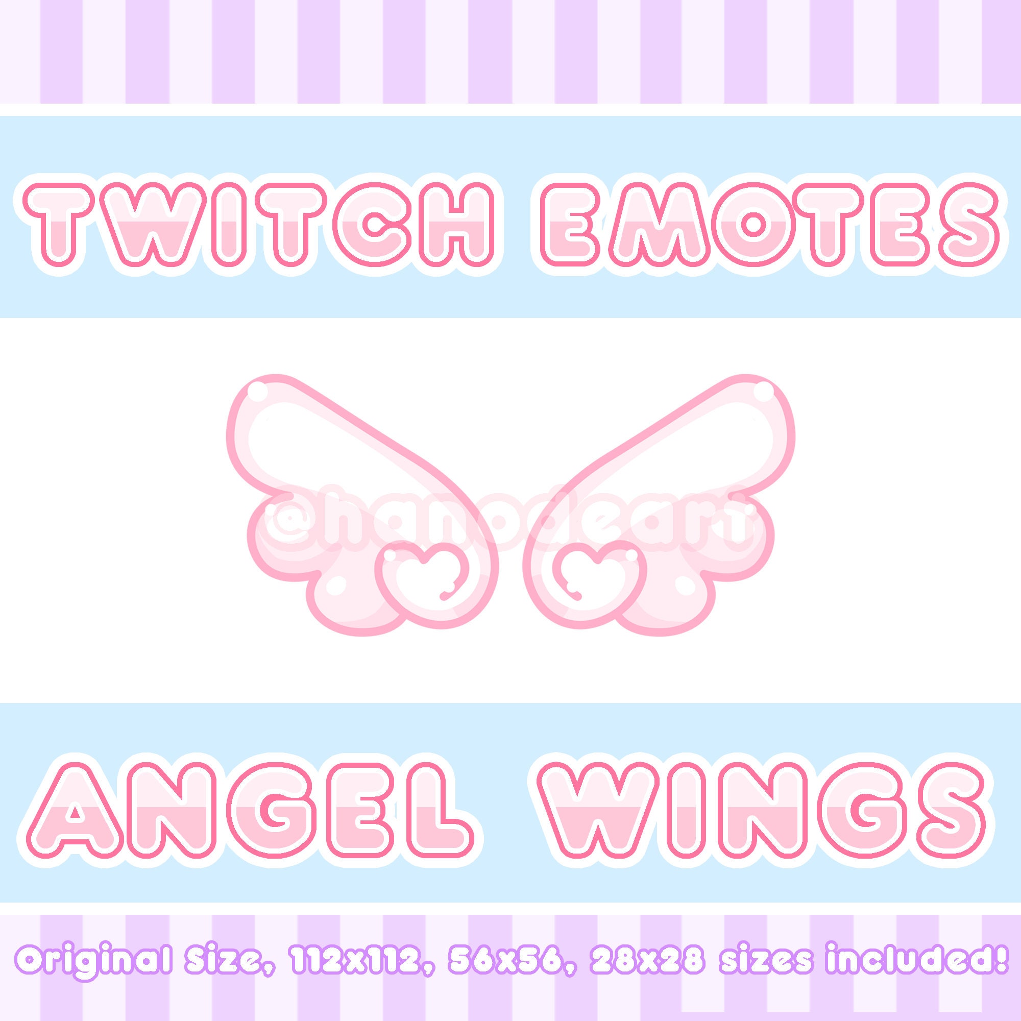 Angel Wings Emotes (twitch, Discord, Stream) - Etsy