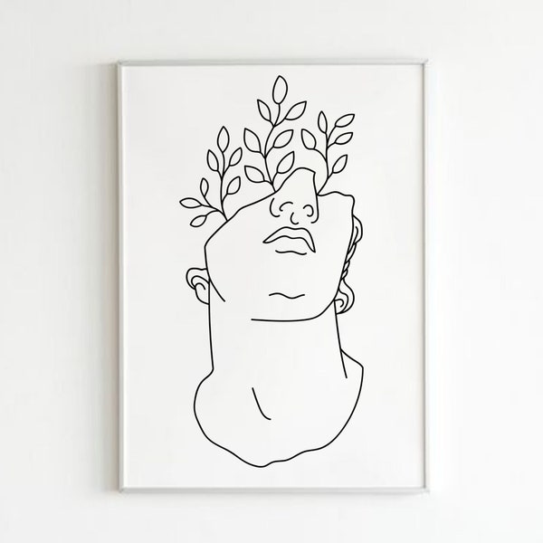 Bust Line Art - Etsy