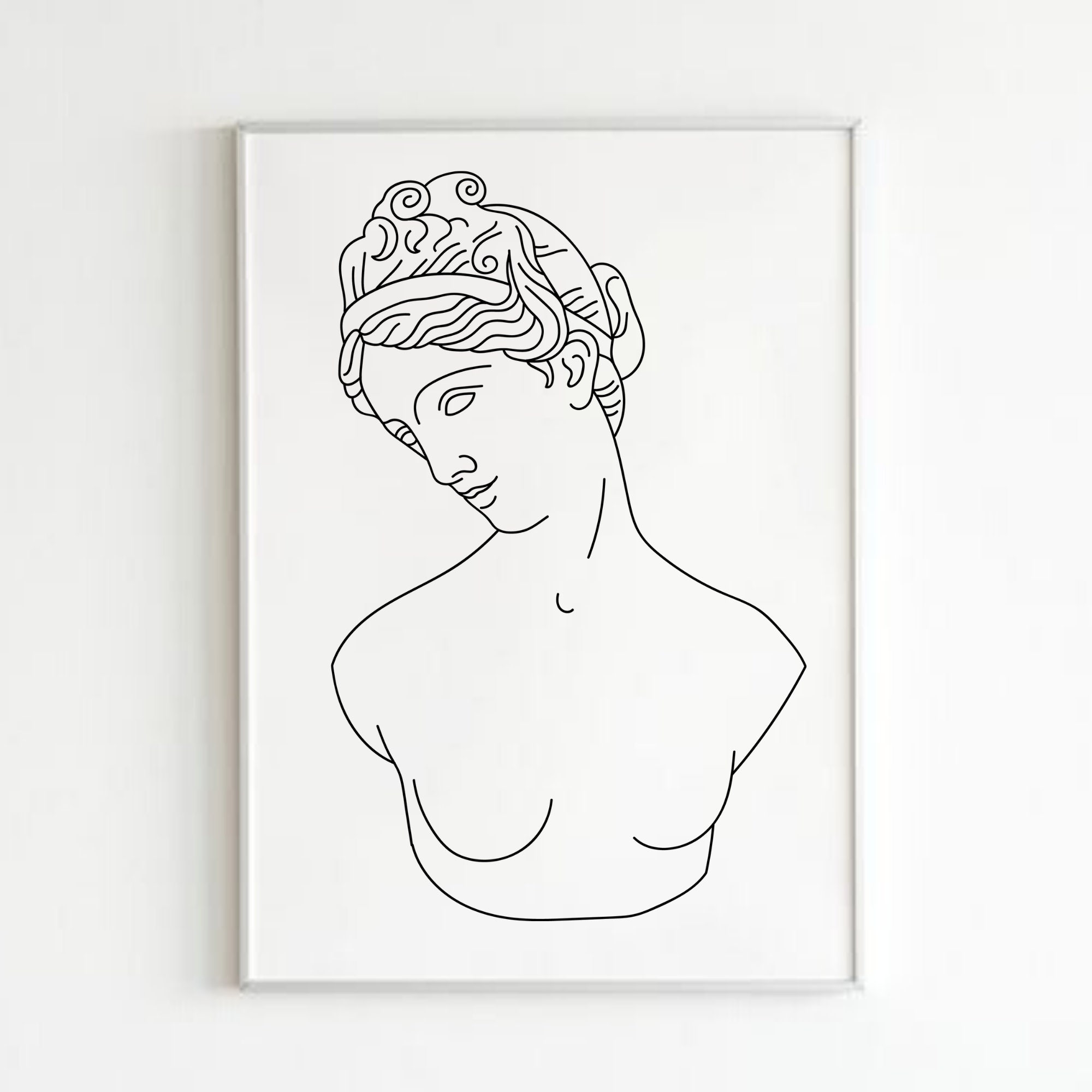 Greek Line Art Roman Line Art Minimalistic Line Drawing Greek/roman ...