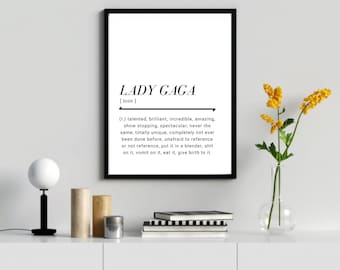 Lady Gaga Artpop Poster - Etsy