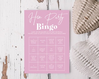 Hen Party Bingo - Etsy UK