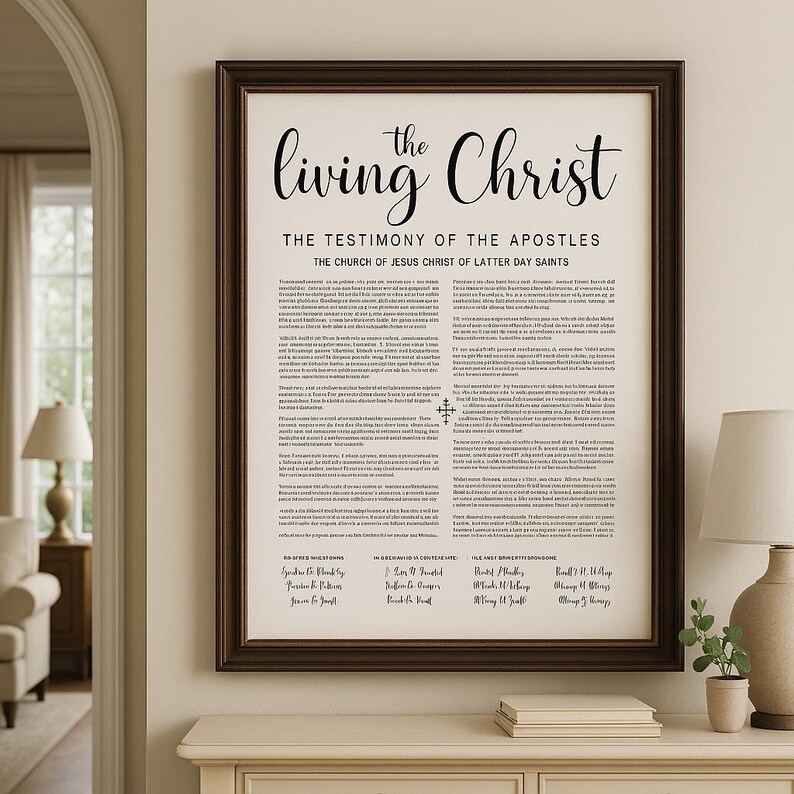 The Living Christ Print - Etsy