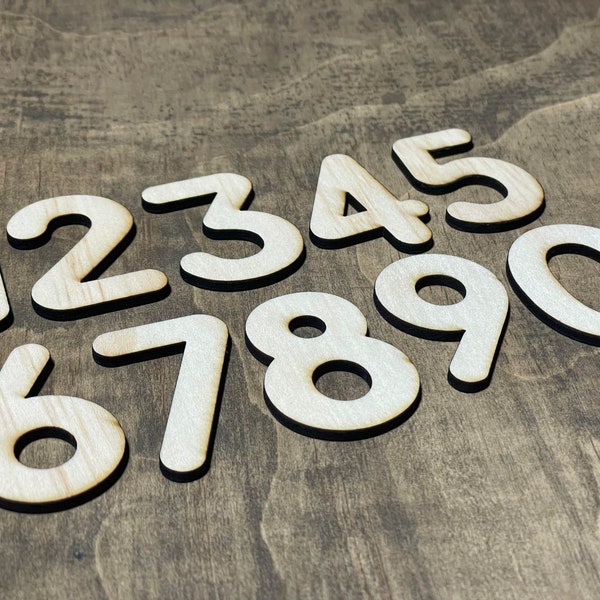 Laser Cut Numbers - Etsy Australia