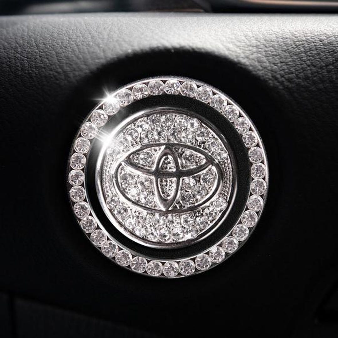 Toyota Start Button | Bling Car Décor | Crystal Rhinestone Car Bling ...