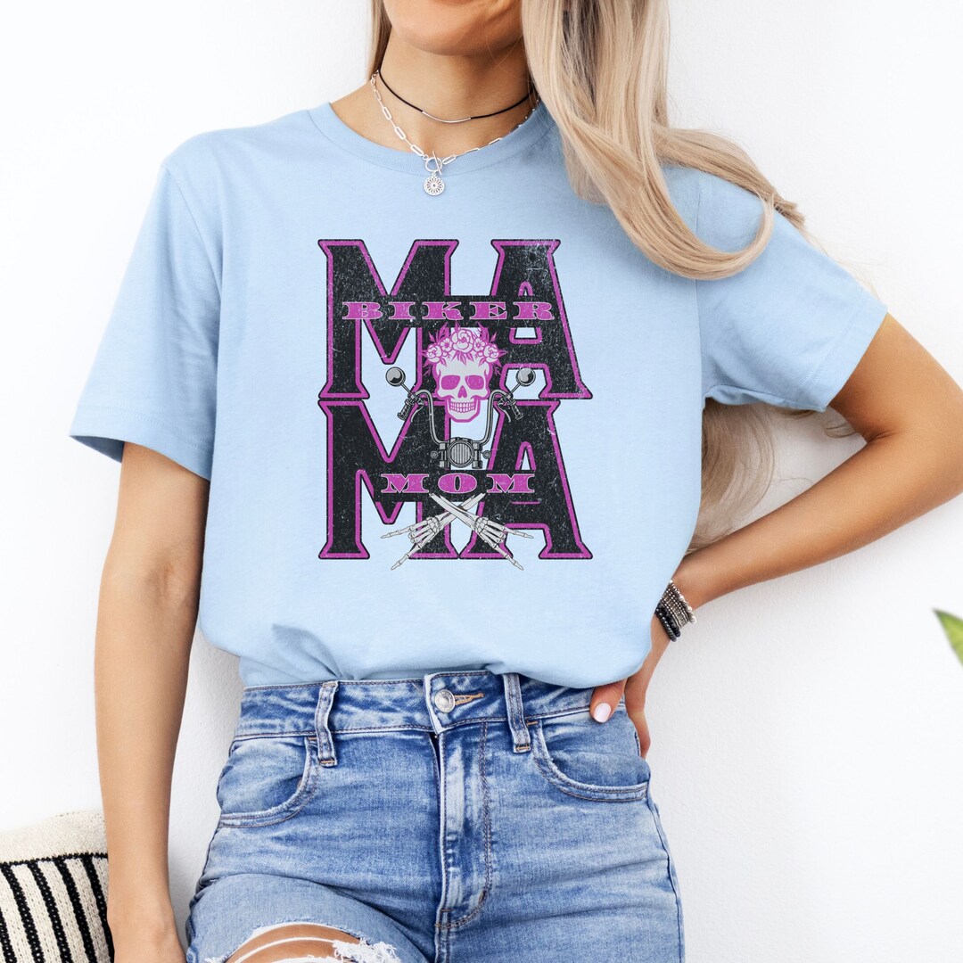 Tshirt Gift for Moms That Ride, Ride Like a Mom Gift, Mom Shirt for ...