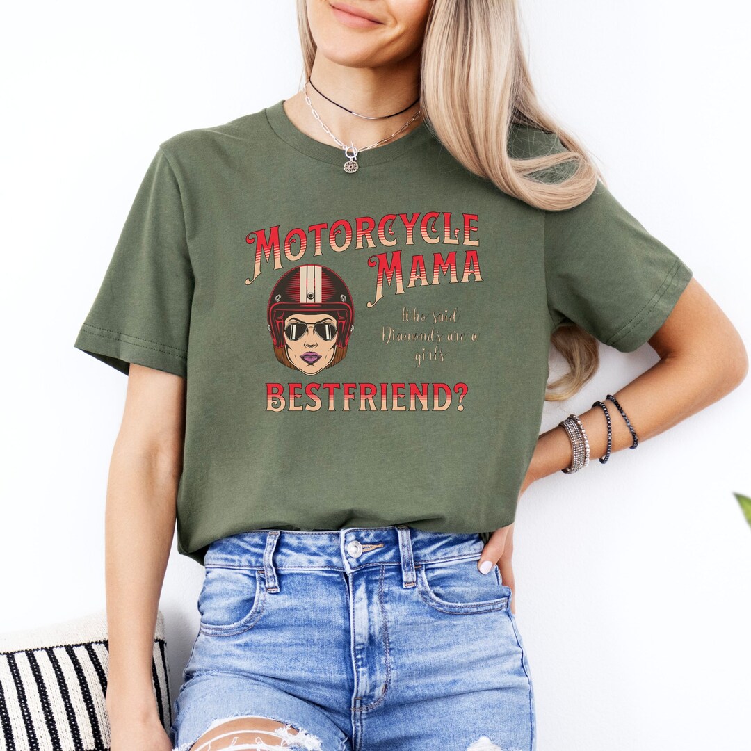 Motorcycle T Shirt Gift for Moms That Ride, Ride Like a Mom Gift, Mom ...