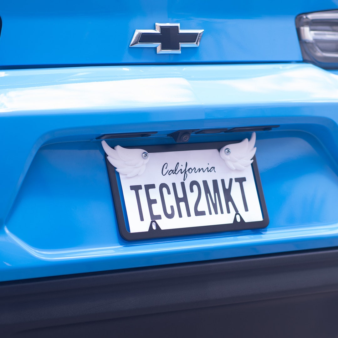 Mini Angel Wings License Plate Decor | Car Decoration | Fun Christmas ...