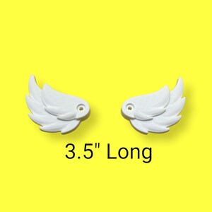 White Angel Wings License Plate Decor | STL File for 3D Printing | Car ...