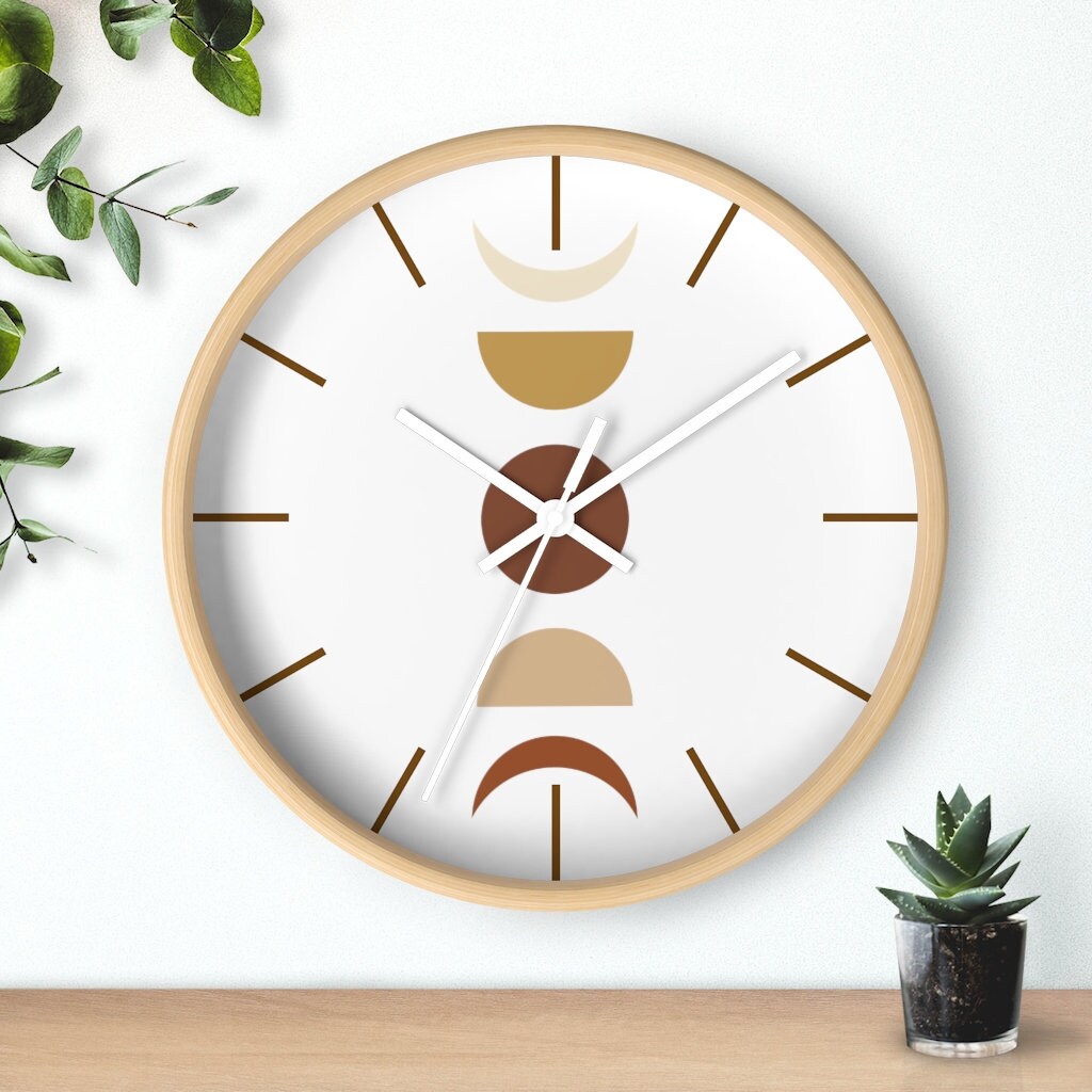 Wall Clocks With Moon Phases at Emma Lowell blog