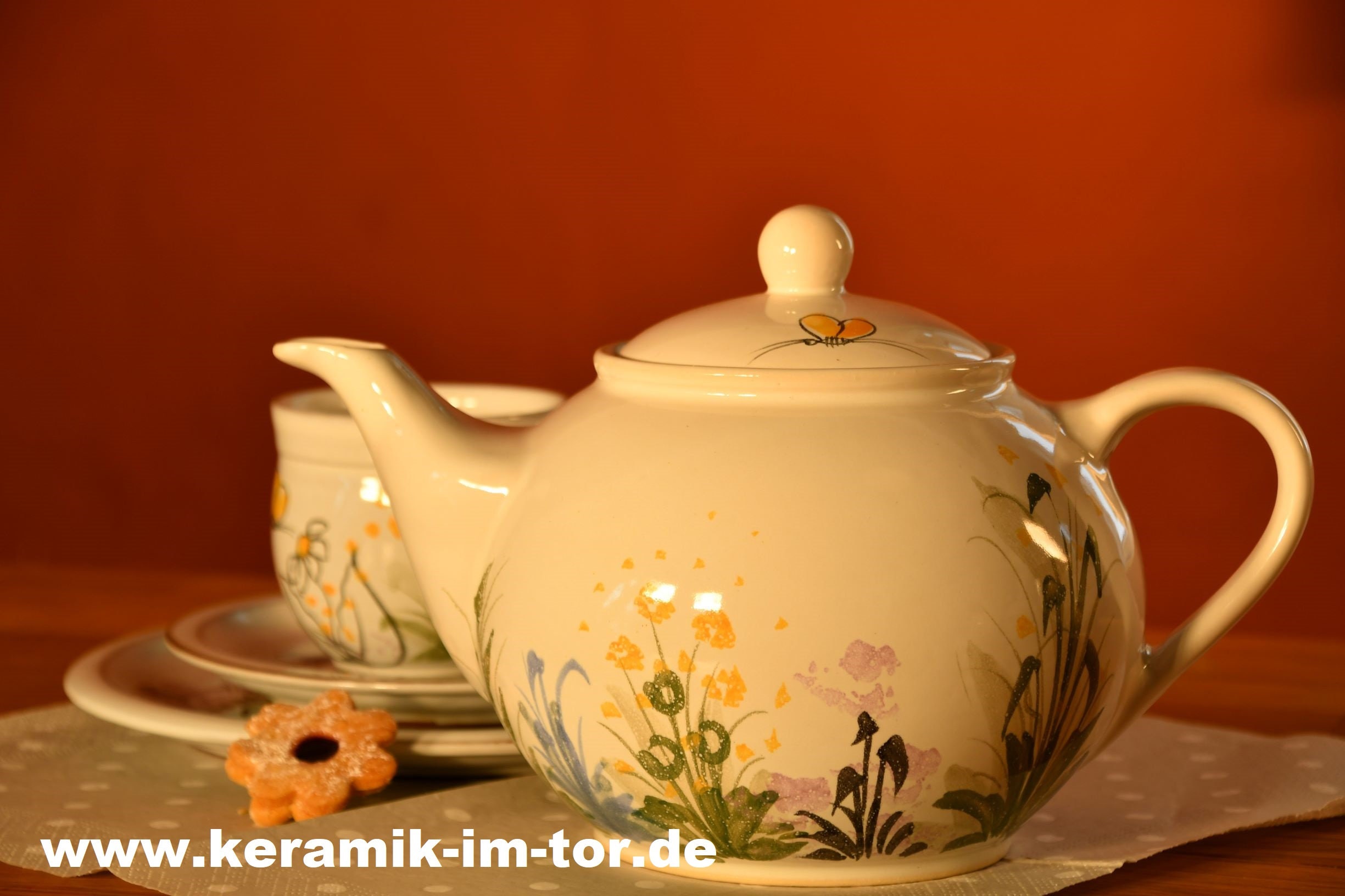 Teekanne Keramik Handgemacht 2