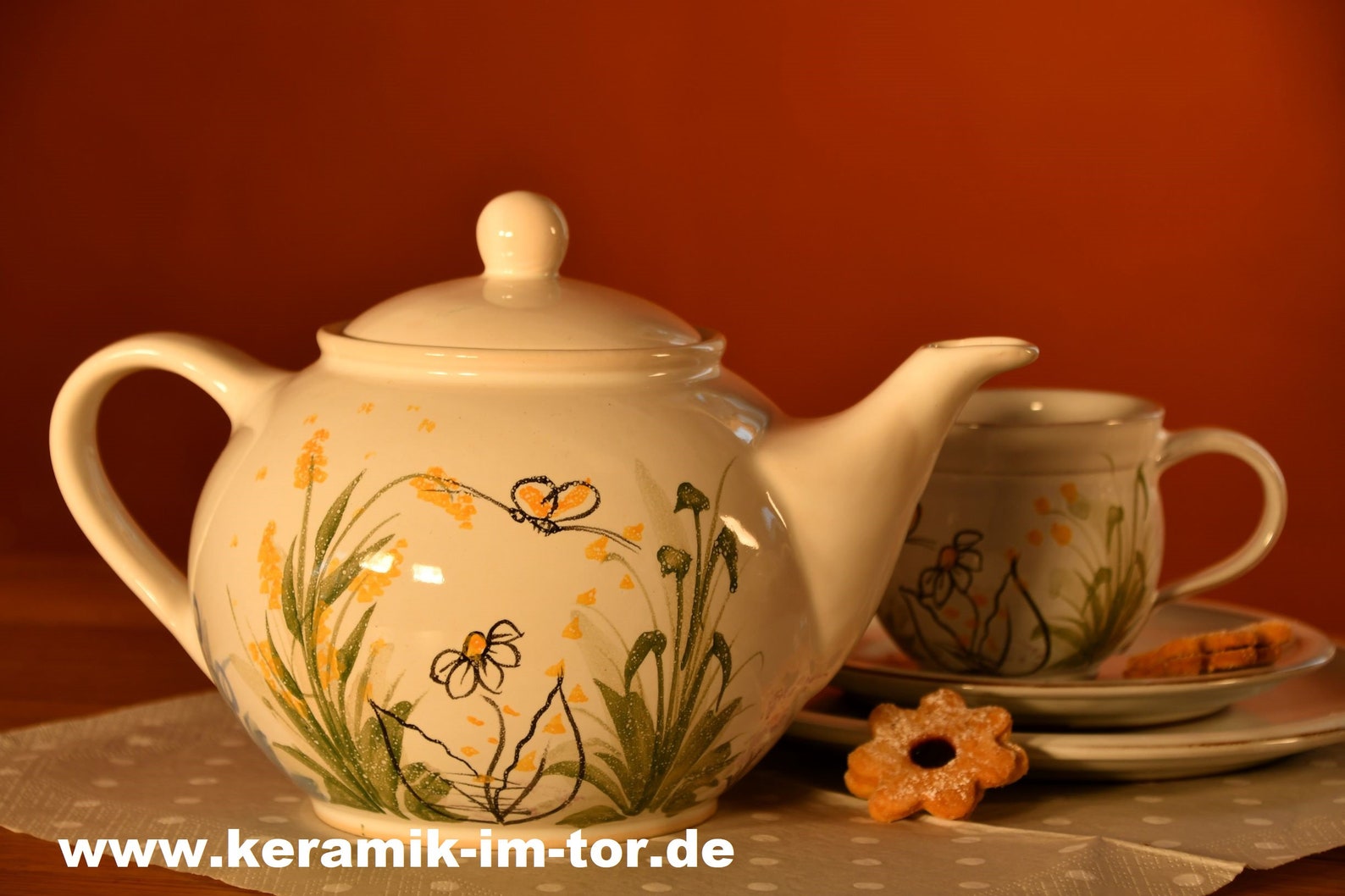 Teekanne Keramik Handgemacht 2