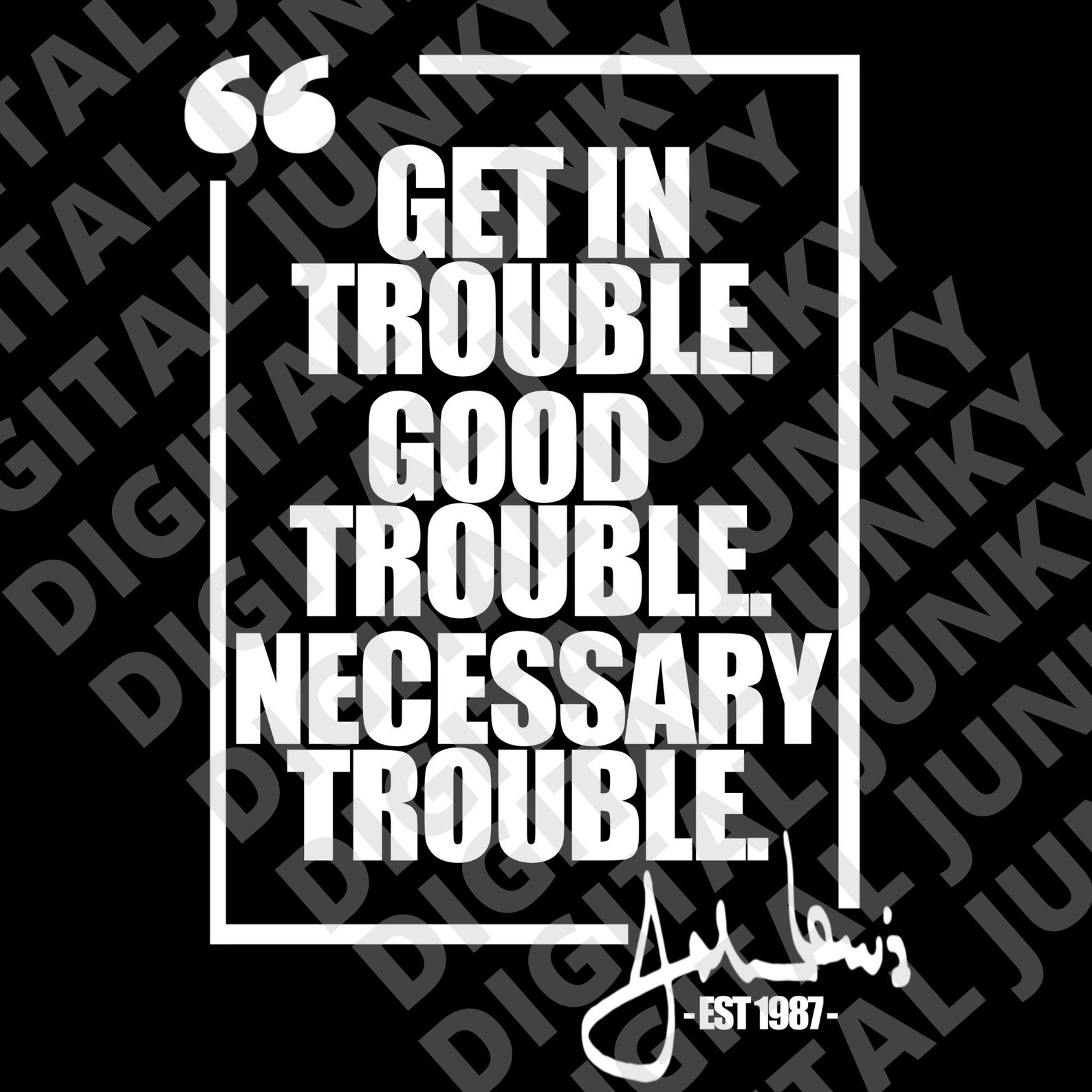 Good Trouble SVG Good Trouble John Lewis SVG Good Trouble T - Etsy