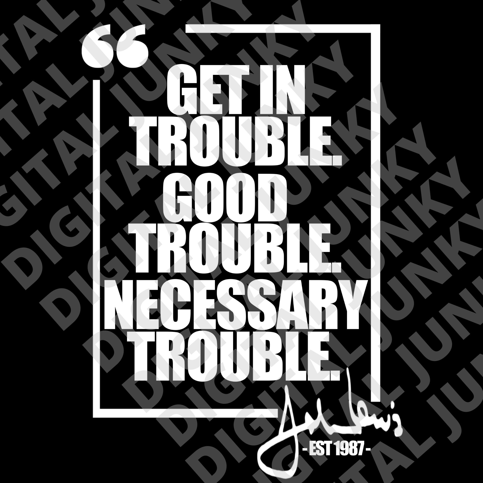 Good Trouble SVG Good Trouble John Lewis SVG Good Trouble T - Etsy