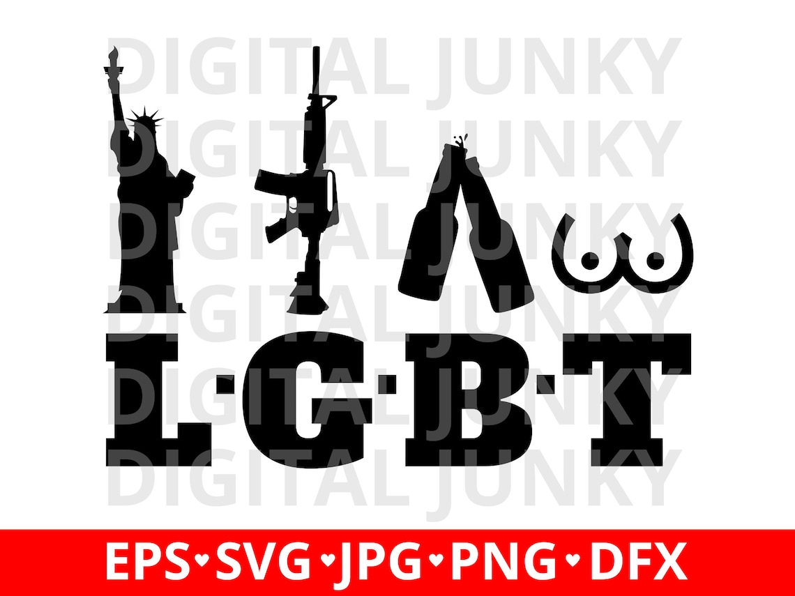 Liberty Guns Beer Tits SVG LGBT SVG Liberty Svg Lady - Etsy