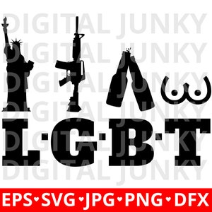 Liberty Guns Beer Tits SVG, LGBT SVG, Liberty Svg, Lady Liberty Svg ...
