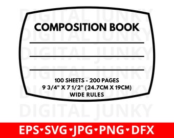 Composition Book, Journal Notebook Cover Print, Teacher Gift, Notebook ...