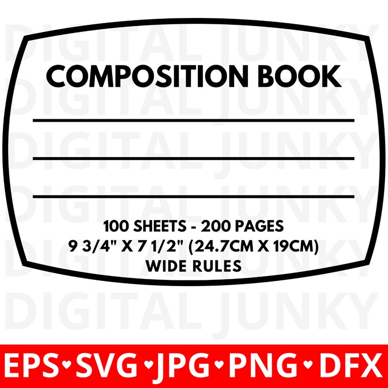 Composition Notebook - Etsy