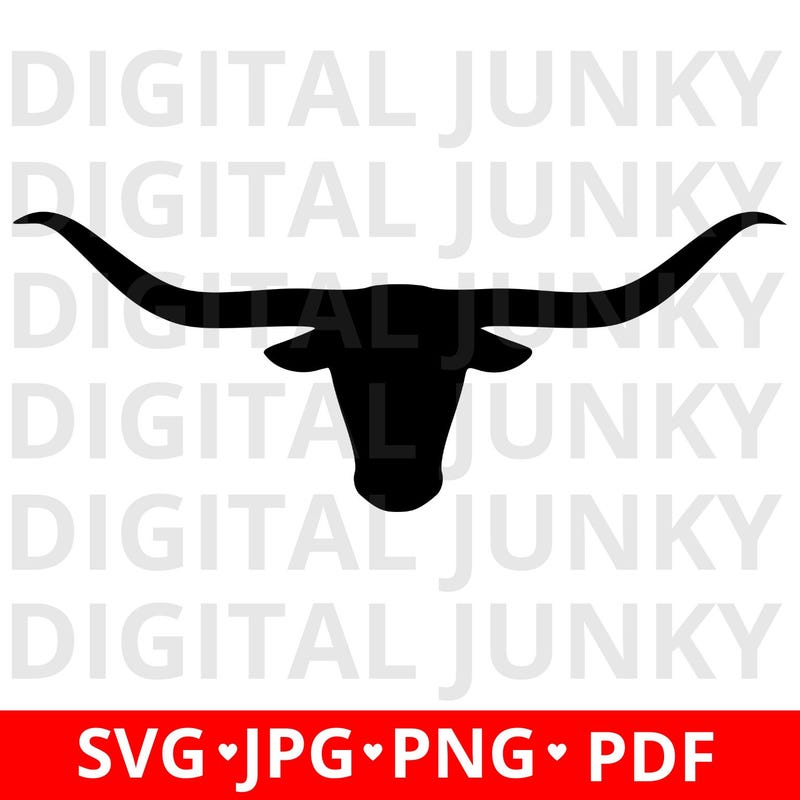 Longhorn Svg - Etsy