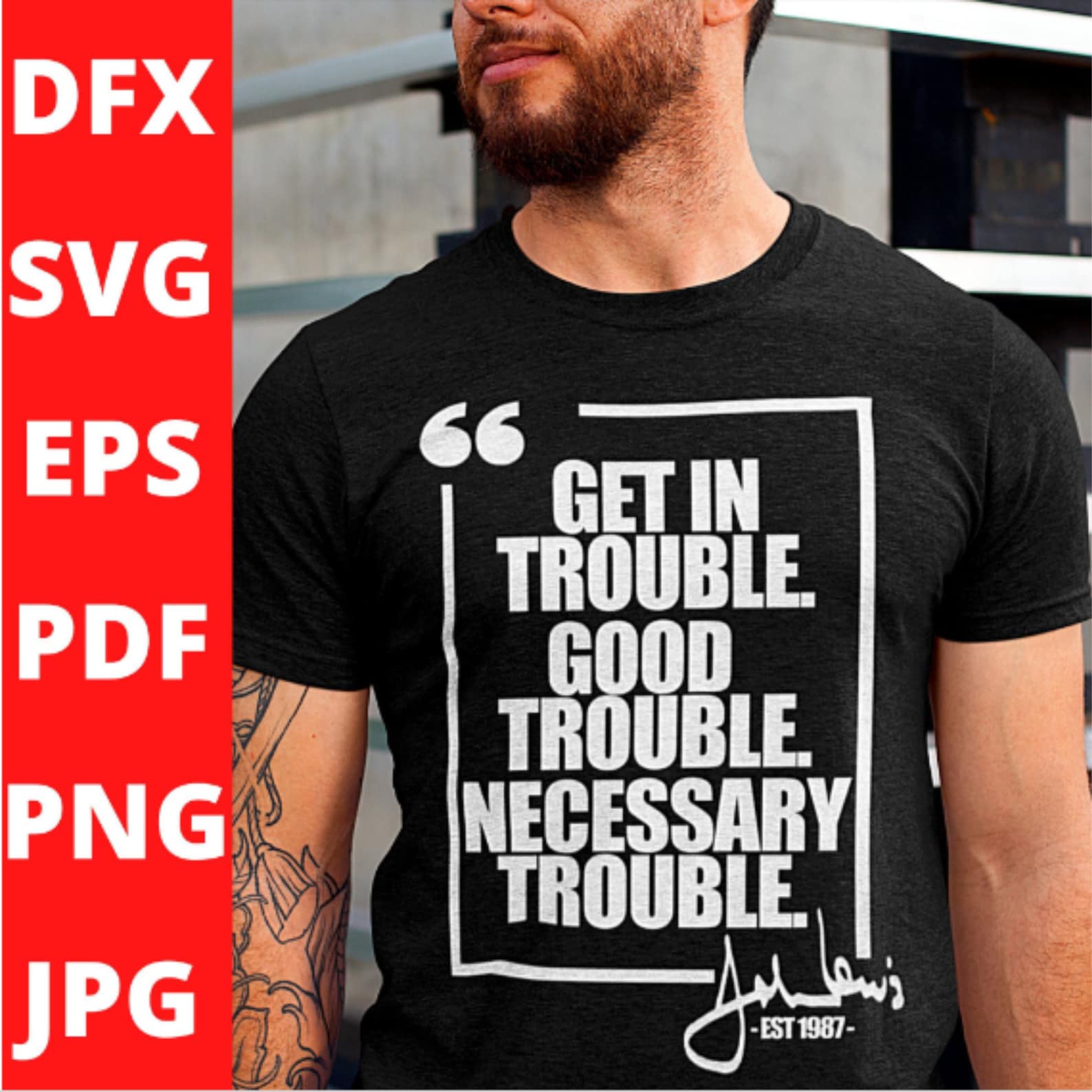 Good Trouble SVG Good Trouble John Lewis SVG Good Trouble T - Etsy
