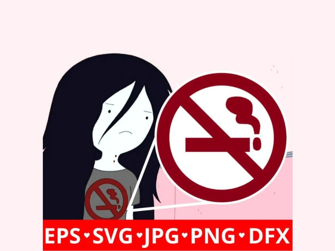 No Smoking SVG, Stop Smoking SVG, Marceline Stop Smoking SVG, No Smoke ...