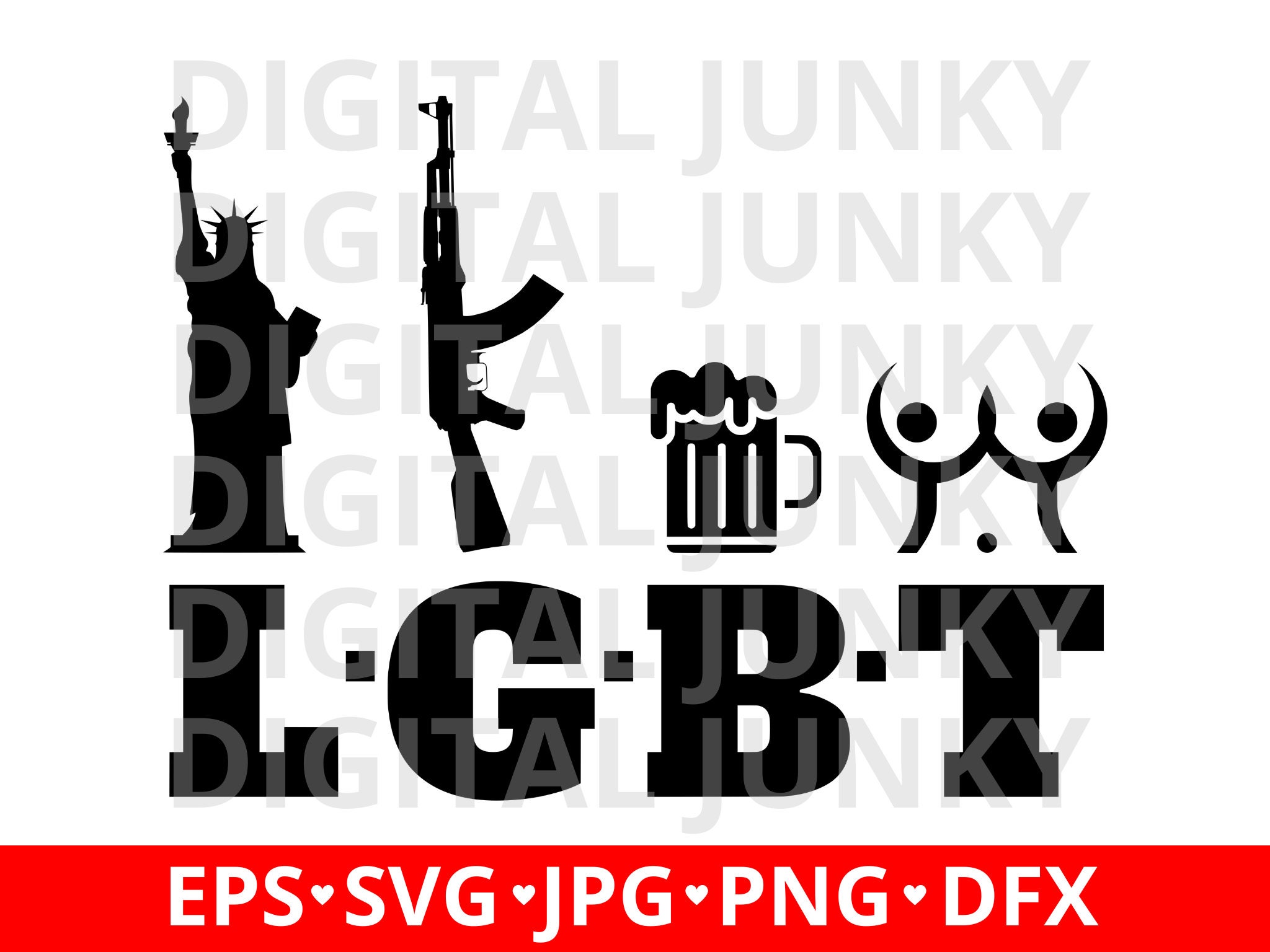 Liberty Guns Beer Tits SVG LGBT SVG Liberty Svg Lady - Etsy UK