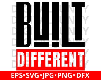 I'm Built Different Svg Png,different Svg, Motivational Sarcastic Humor ...