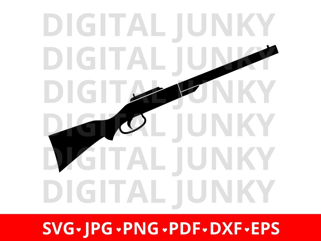 Springfield Rifle Silhouette SVG, Hunting Rifle Gun PNG, Military ...