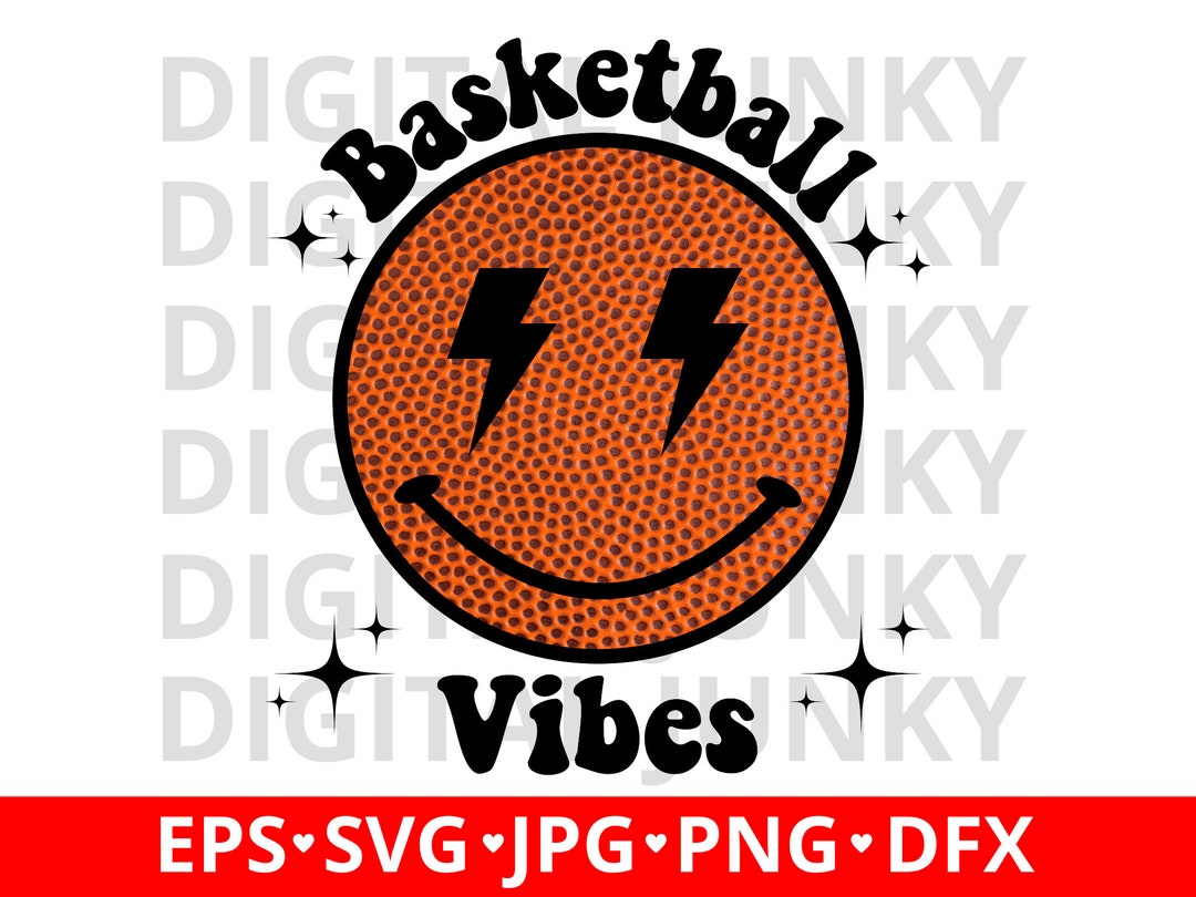 Basketball Vibes SVG, Basketball SVG, Basketball Mom Svg, Basketball ...