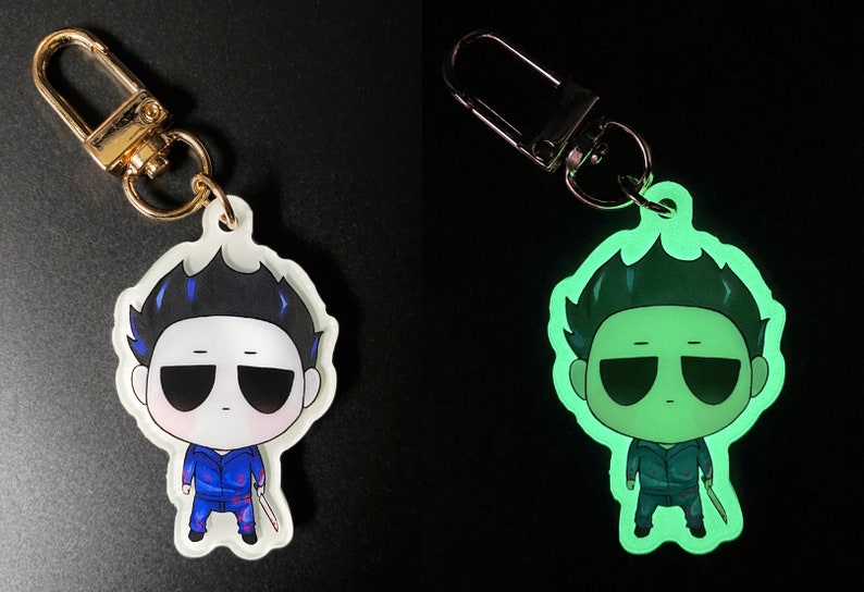 DBD Dead by Daylight Cute Spooky Glow in the Dark Keychains - Etsy
