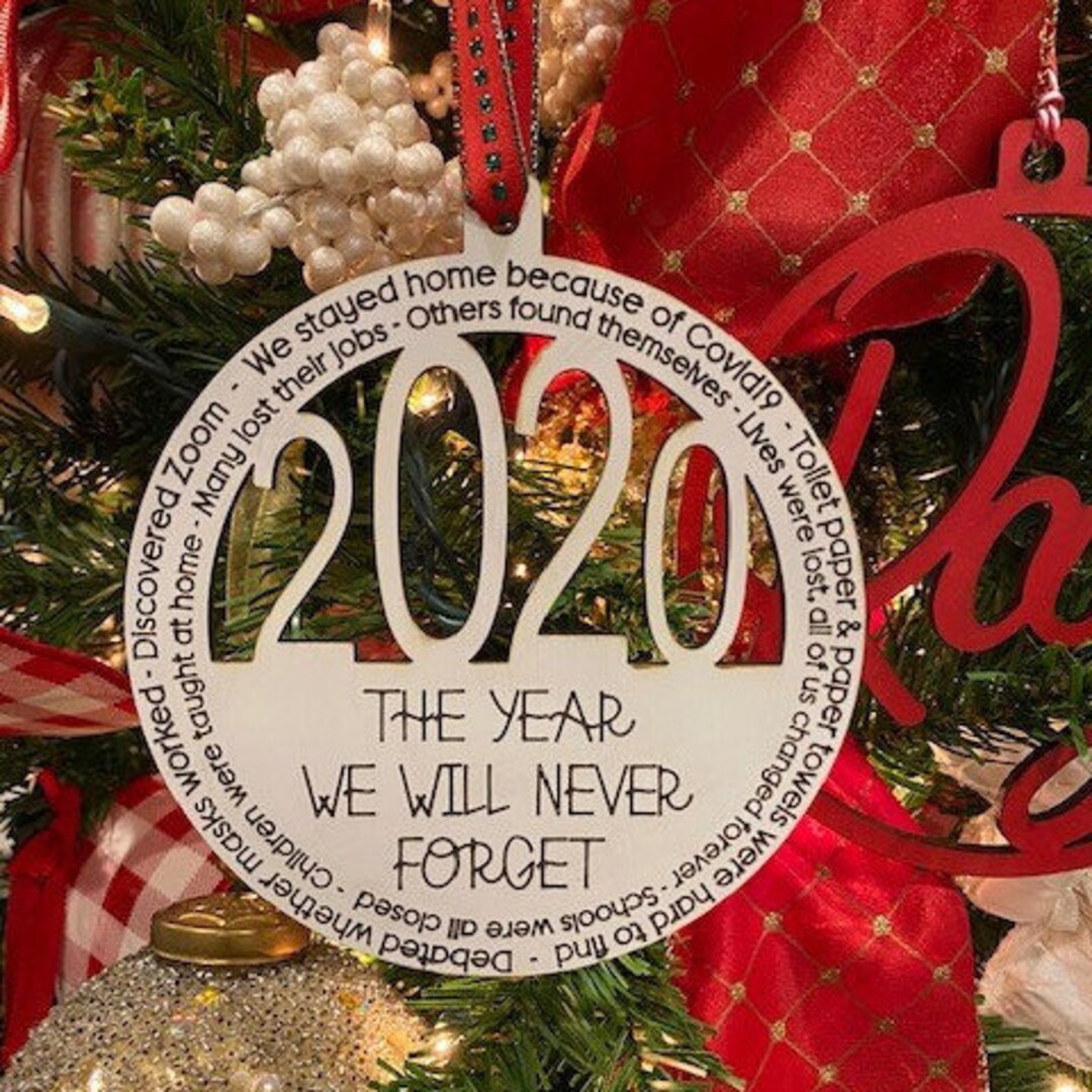 2020 Ornament Cutout SVG Laser File - Etsy