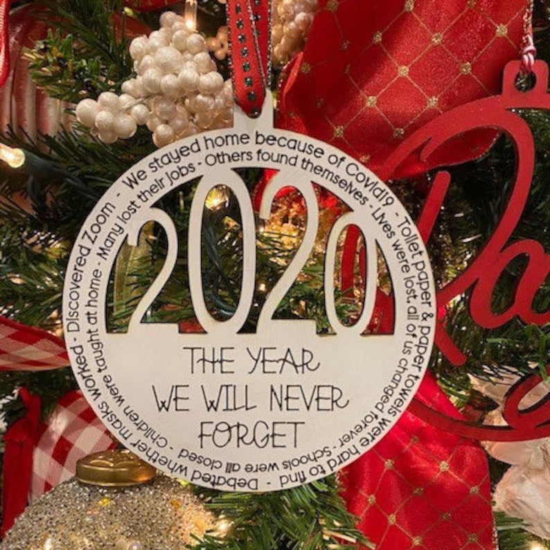 2020 Ornament Cutout SVG Laser File - Etsy