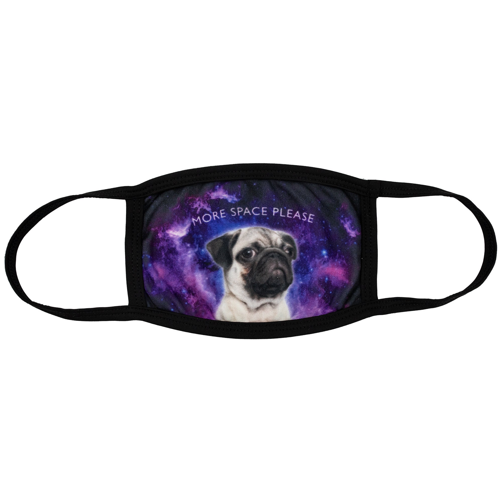 Pug Puppy Dog Kids Mask Space Mask Reversible 2 Layer Kids - Etsy