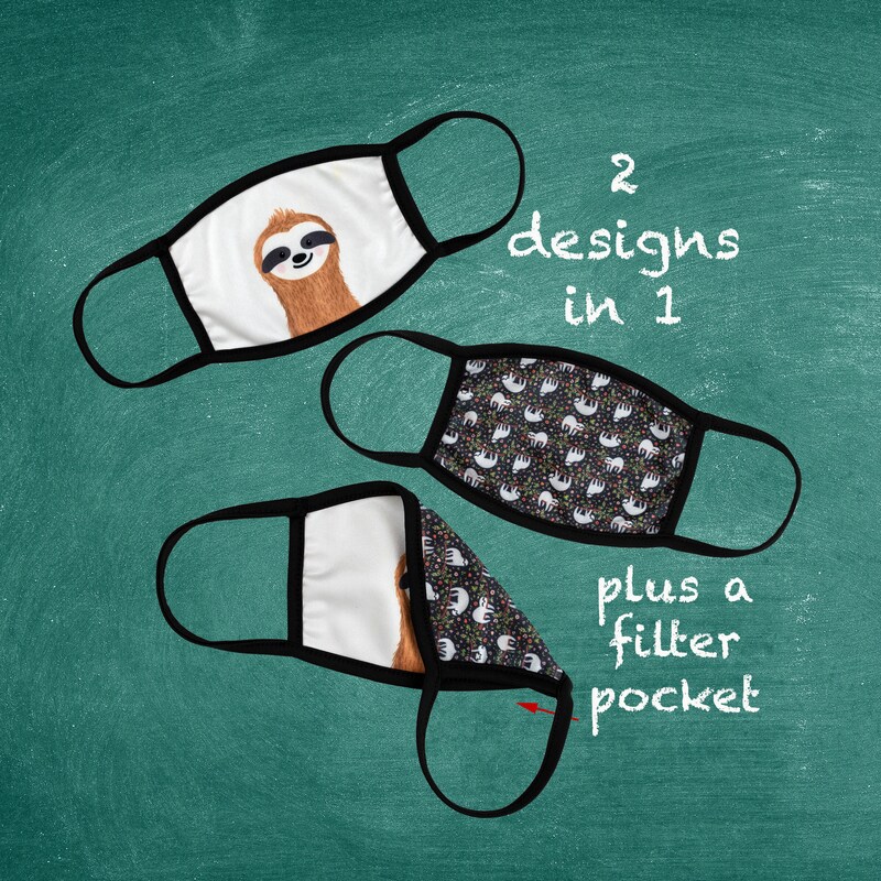 Sloth Mask - Etsy