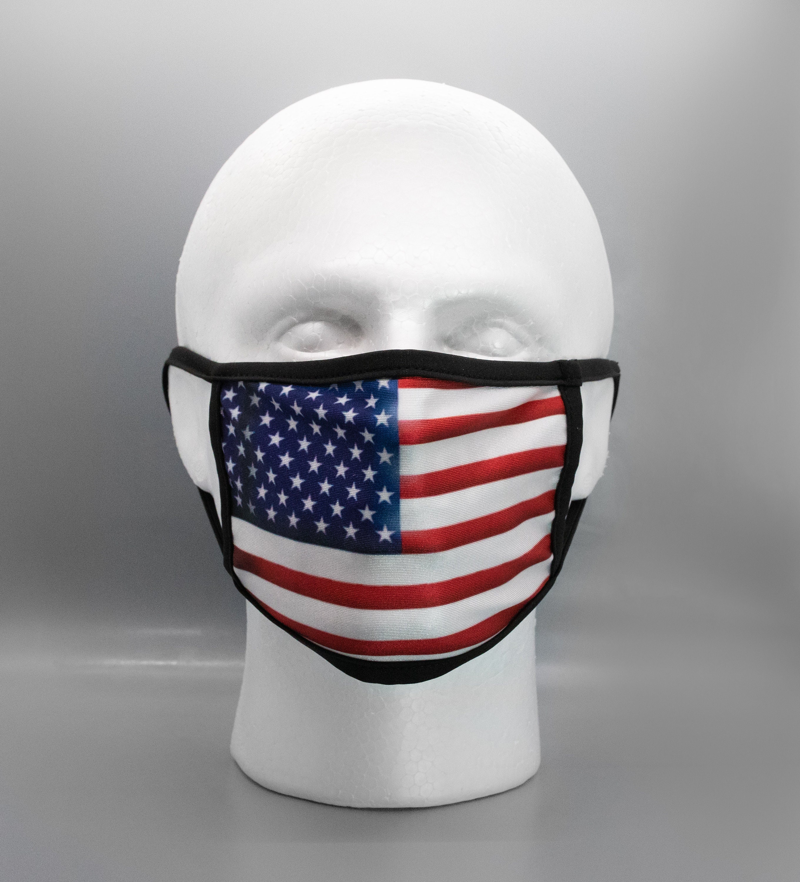 USA Flag Mask Thin Blue Line Face Mask 2 Layer Reversible - Etsy
