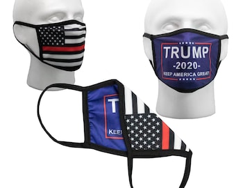 Thin Red Line Mask | Etsy