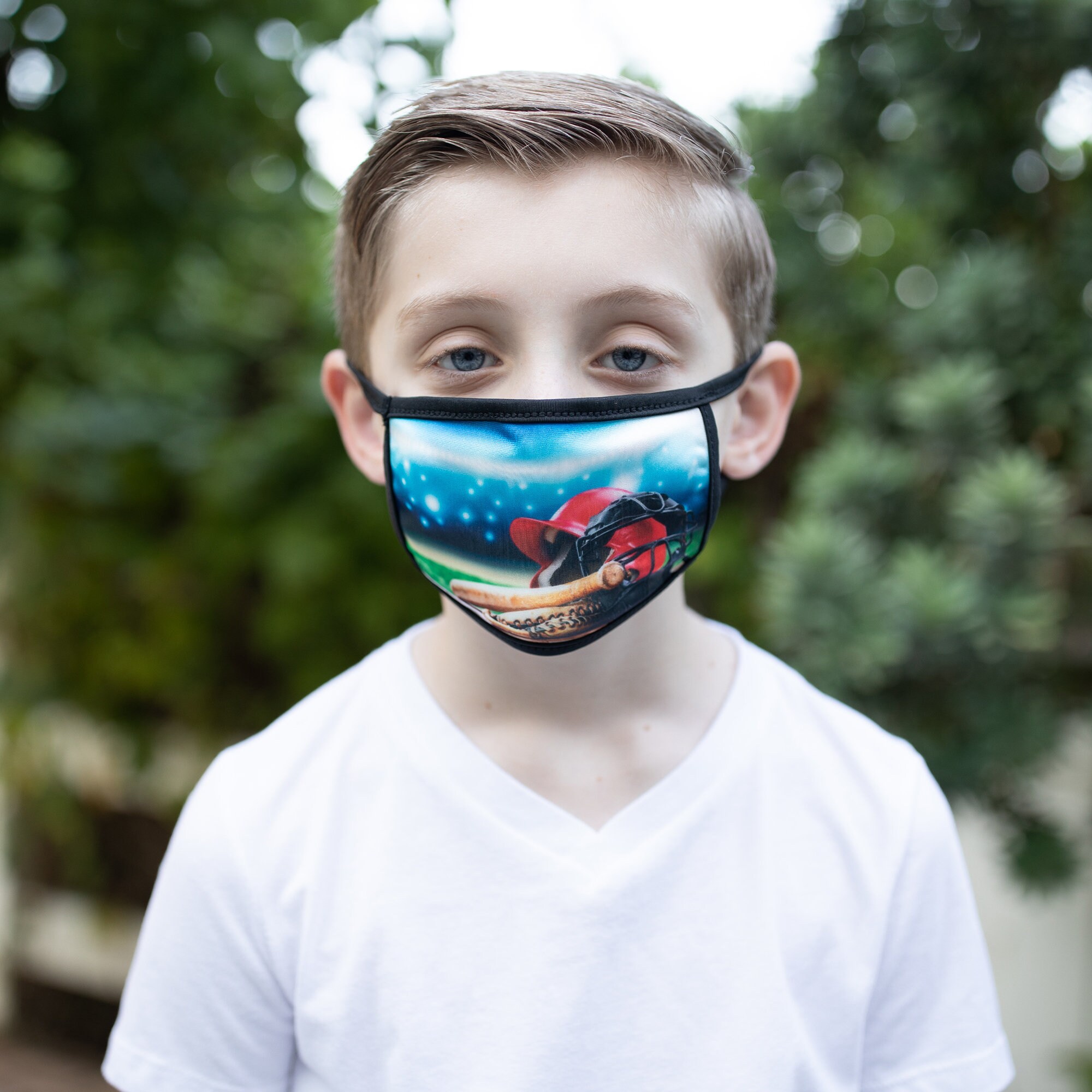 Baseball Kids Face Mask Kids Baseball Mask Reversible - Etsy