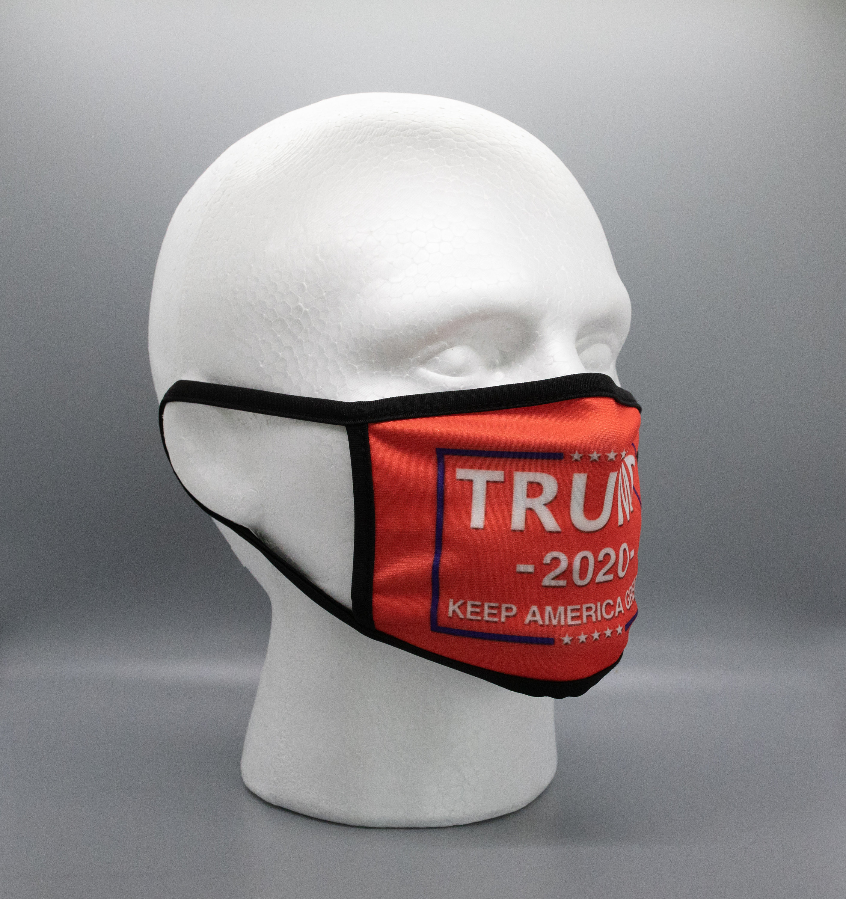 2 PACK Blue Trump Mask Thin Blue Line Mask Red Trump | Etsy