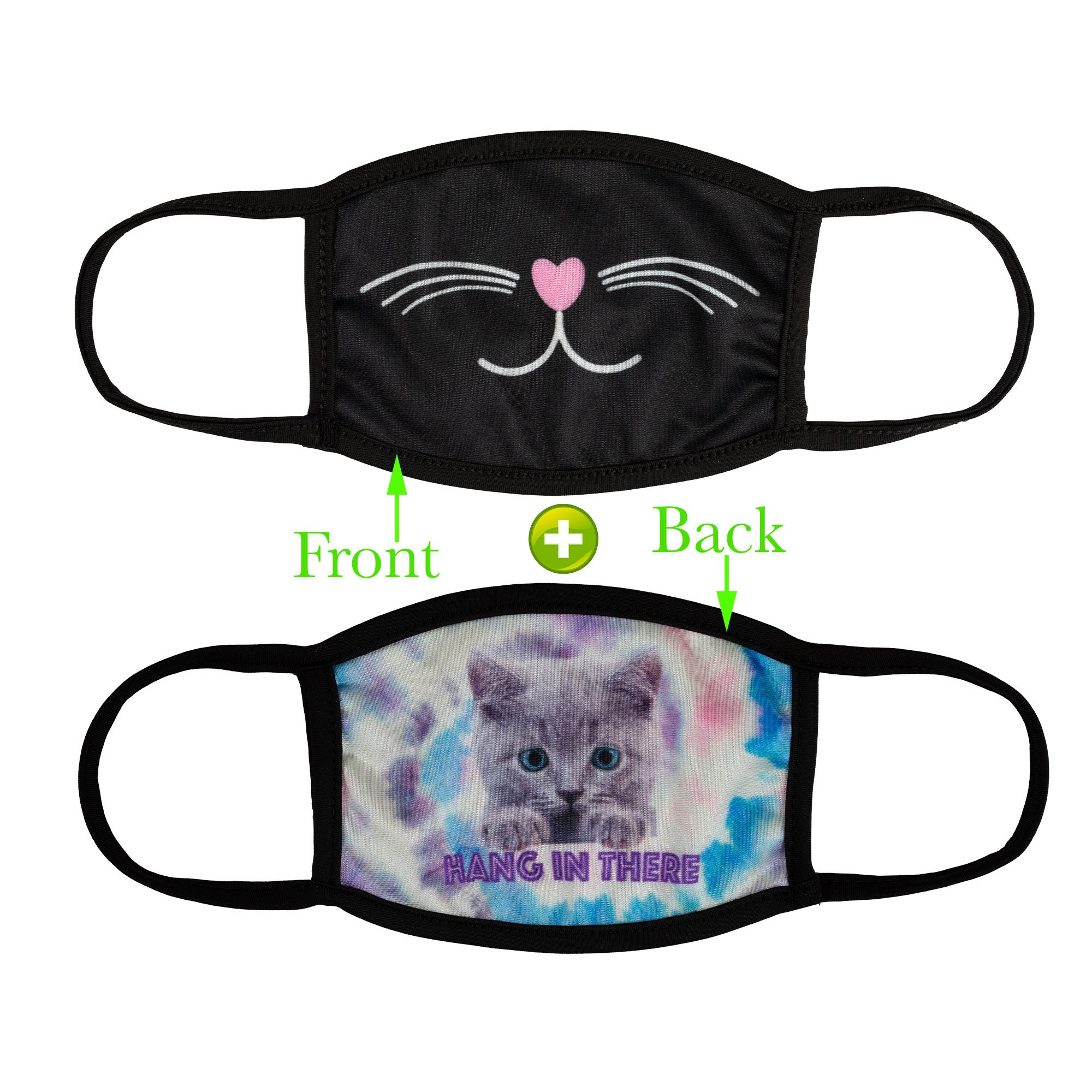 IN STOCK Kids Kitten Mask Cat Mask child Kitten face mask | Etsy