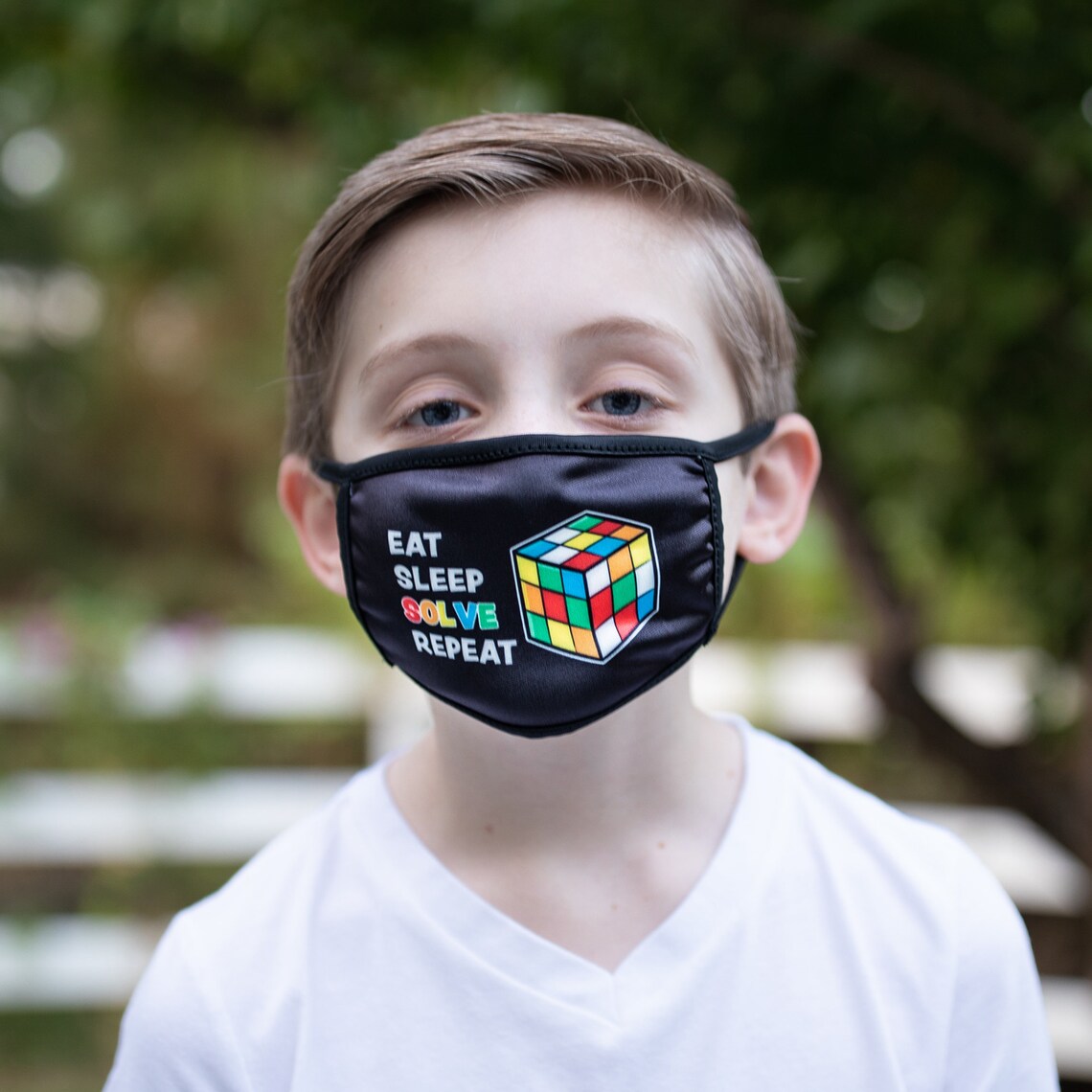 Rubik's Cube Face Mask Rubik's Mask Kids | Etsy