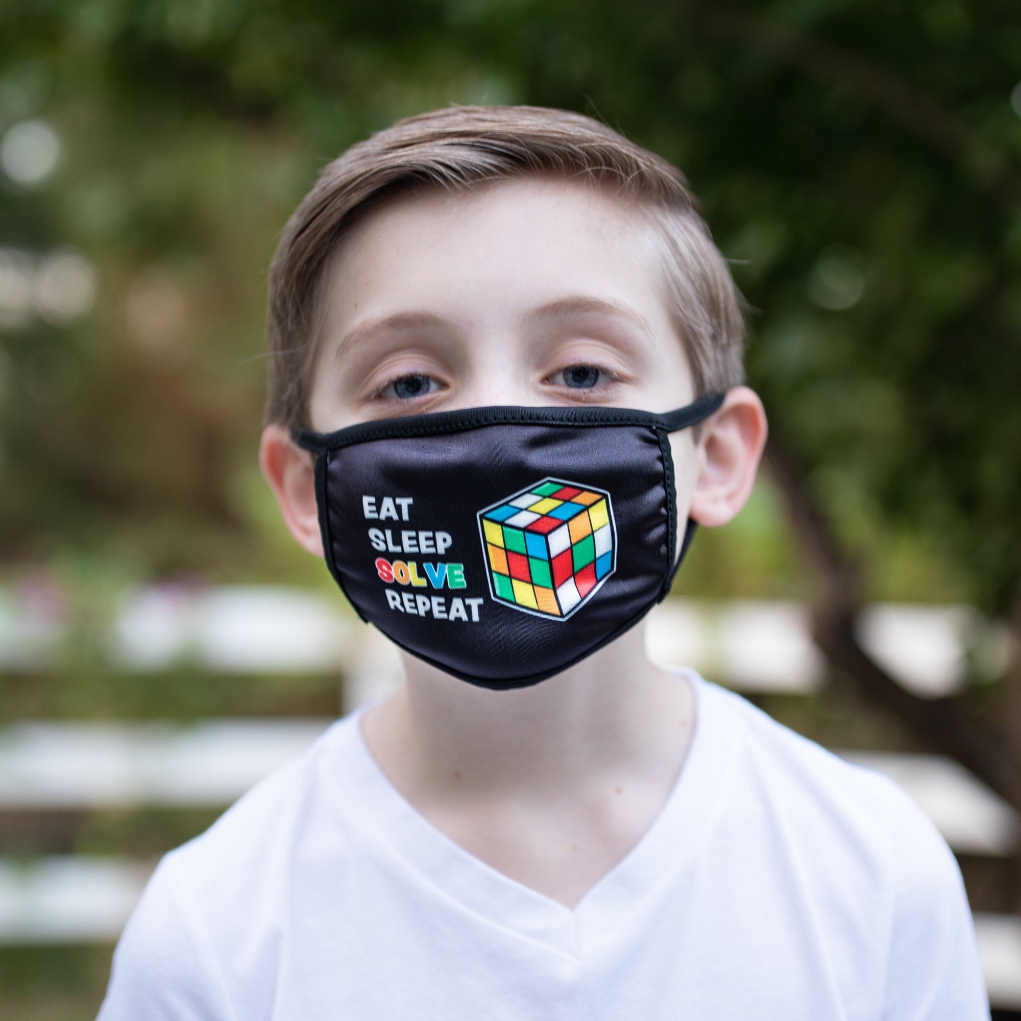 Rubik's Cube Face Mask Rubik's Mask Kids - Etsy UK