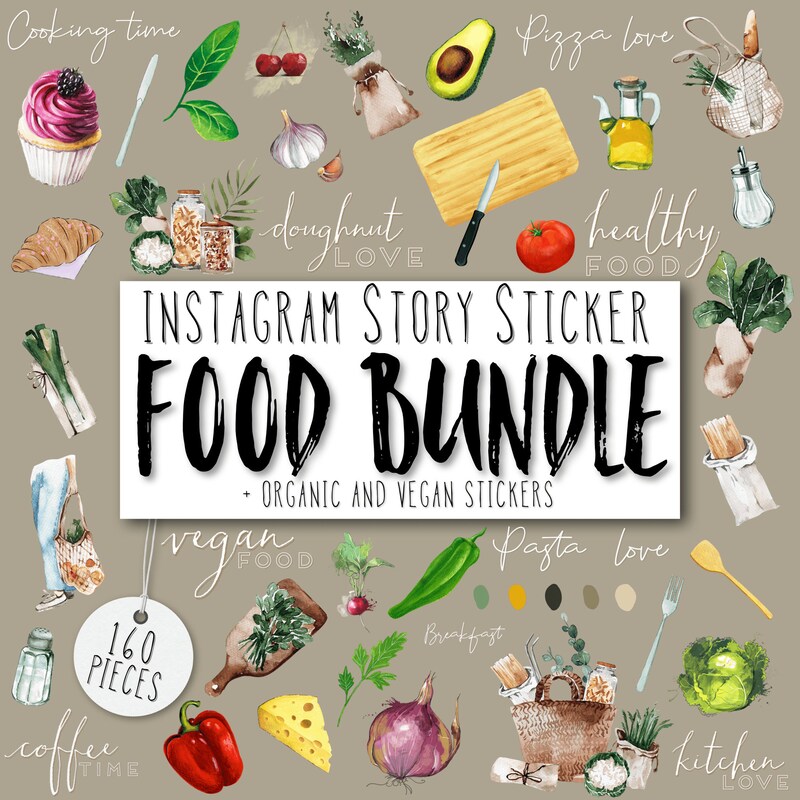 Food Stickers - Etsy