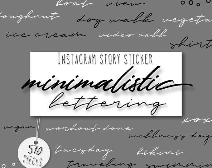 Instagram Story Stickers LIFESTYLE, Instagram Stickers, Planner ...